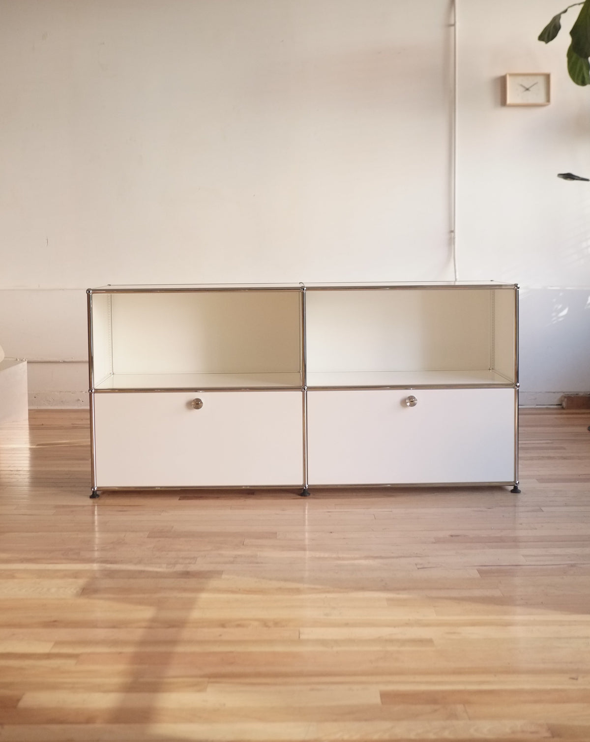 USM Haller 2x2 Unit White - lichennyc