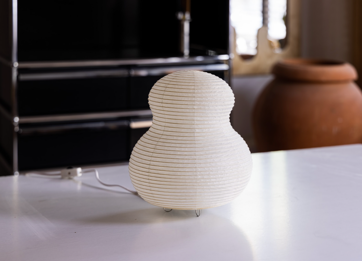 Paper Moon Lamp no.2 by Shigeru Uchida - lichennyc